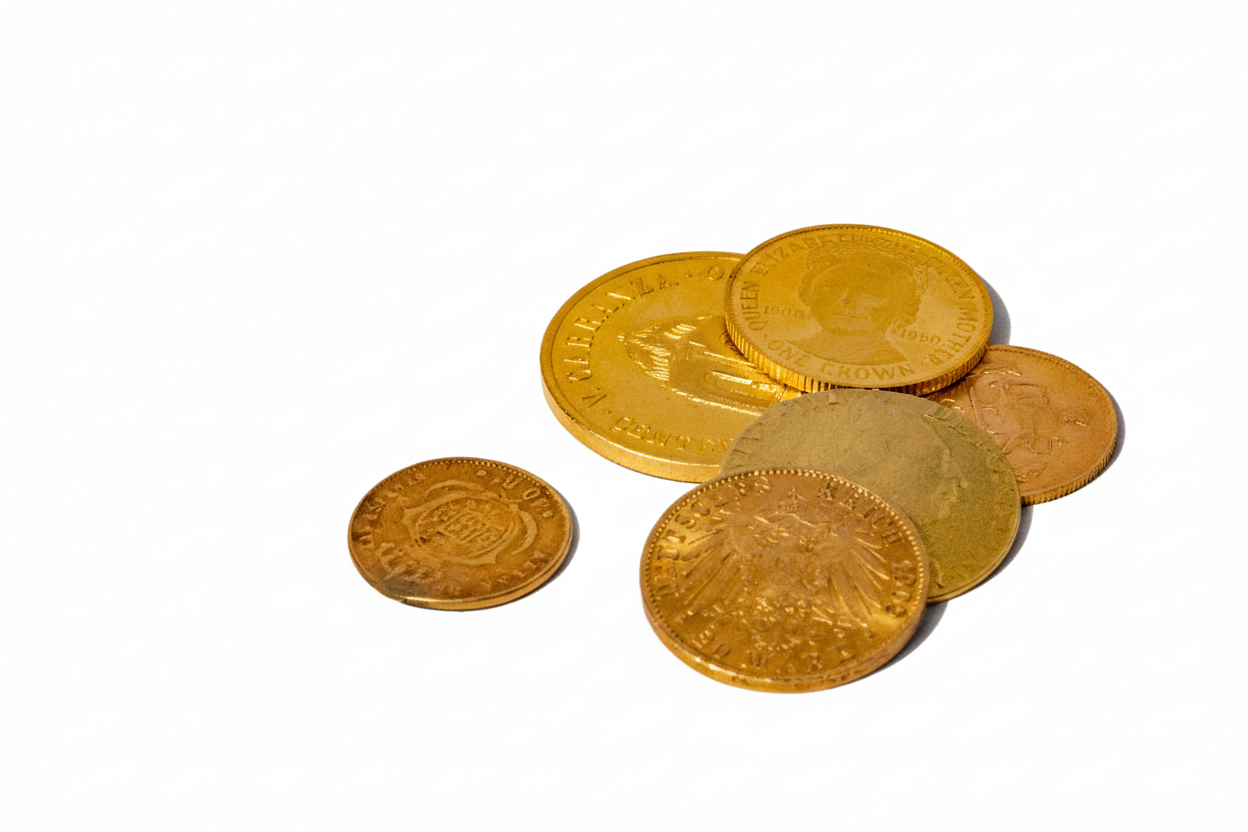 The﻿ value of gold sovereigns and﻿ other gold﻿ coins